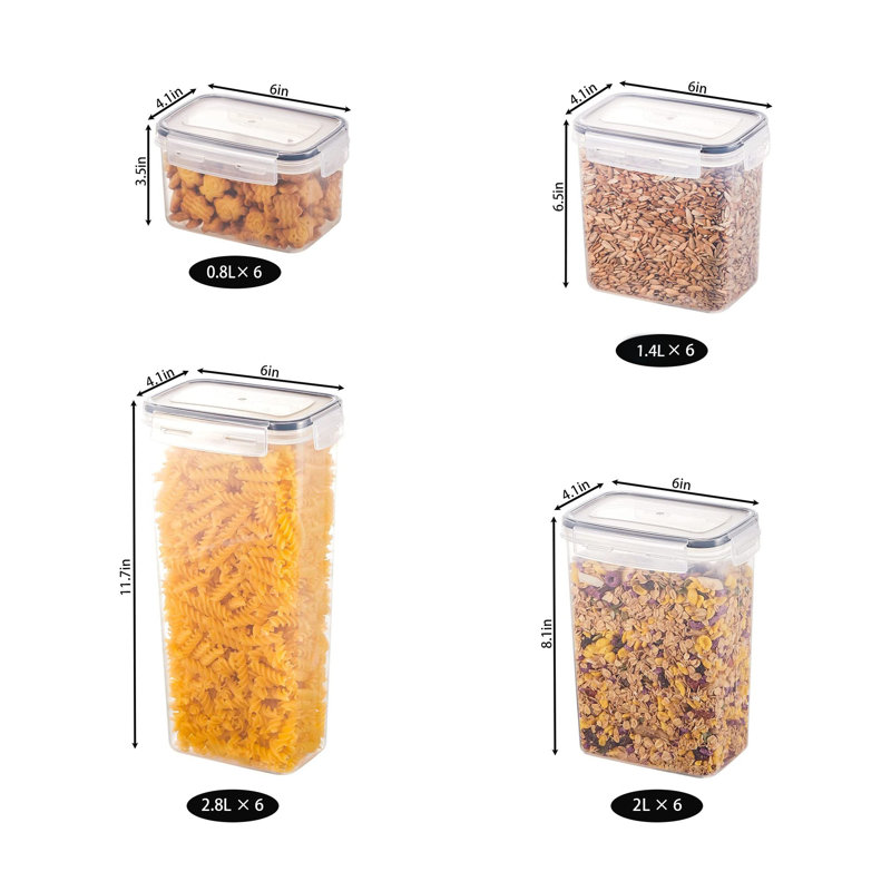 Daleah Airtight 24 Container Food Storage Set - W011210807 ...